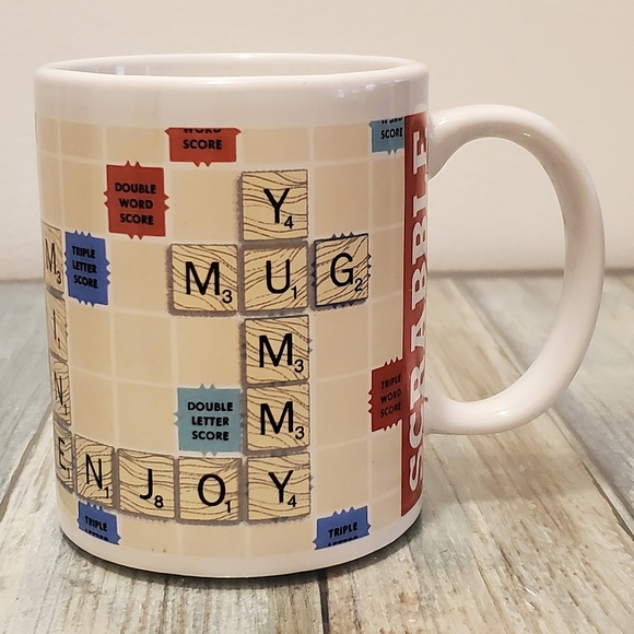 Hasbro | Dining | Vintage Hasbro Scrabble Coffee Or Tea Mug | Poshmark